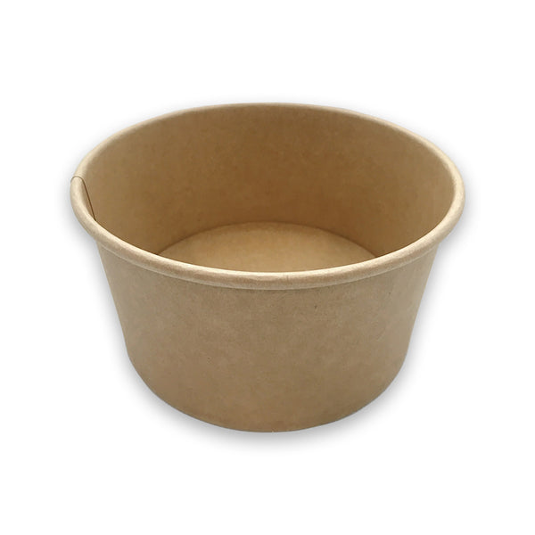 1000ml Round Kraft Container - 300PCS – Packaging On Wheels
