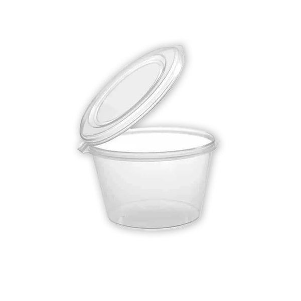 4OZ SAUCE CONTAINER WITH HINGED LID-1000 PCS – Packaging On Wheels