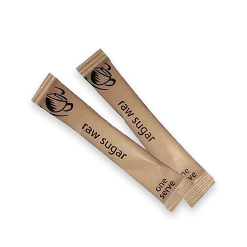 RAW SUGAR SACHETS- 2000PCS – Packaging On Wheels