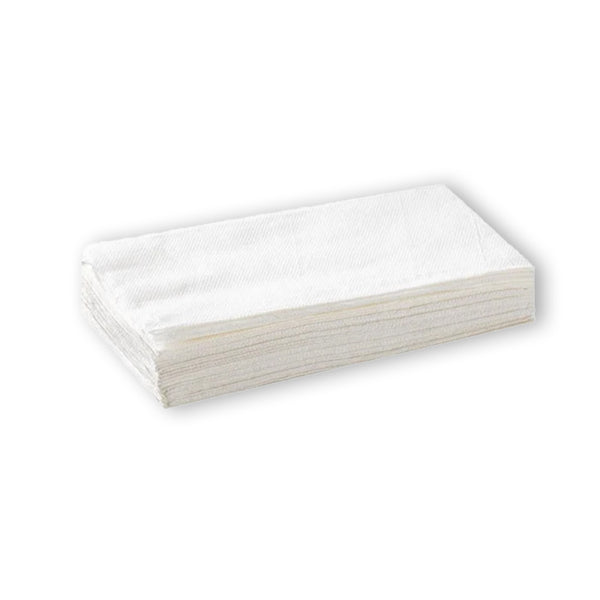 WHITE DISPENSER MULTIFOLD NAPKINS 1PLY - 10000 PCS – Packaging On Wheels